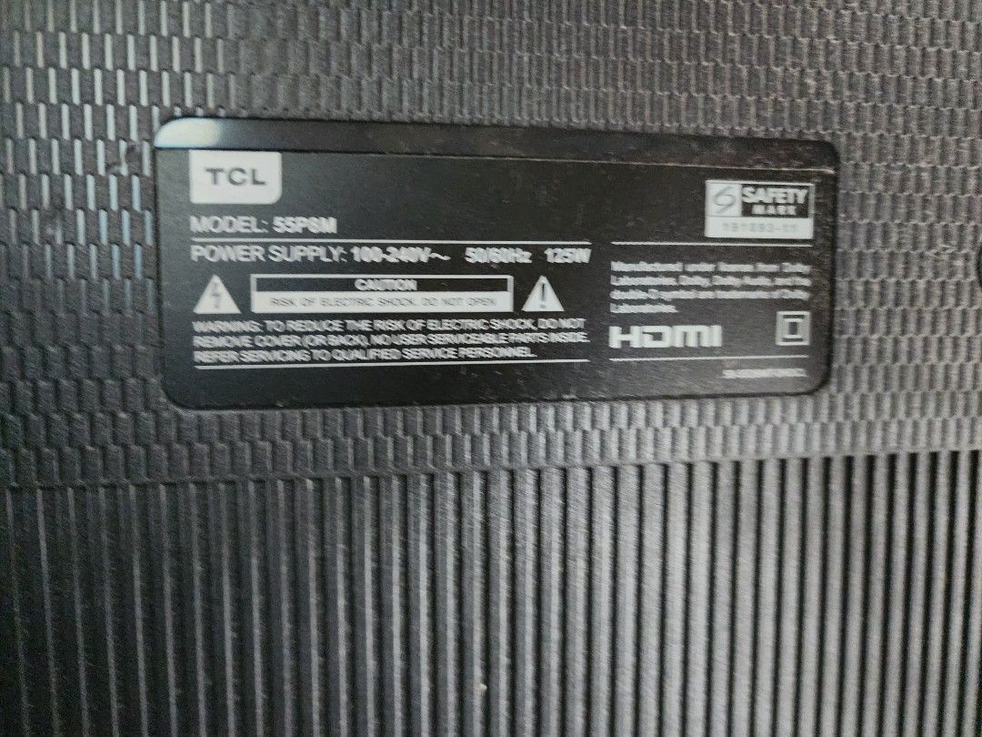 TCL 55 inch 4K UGD 55P8M, TV & Home Appliances, TV & Entertainment, TV ...