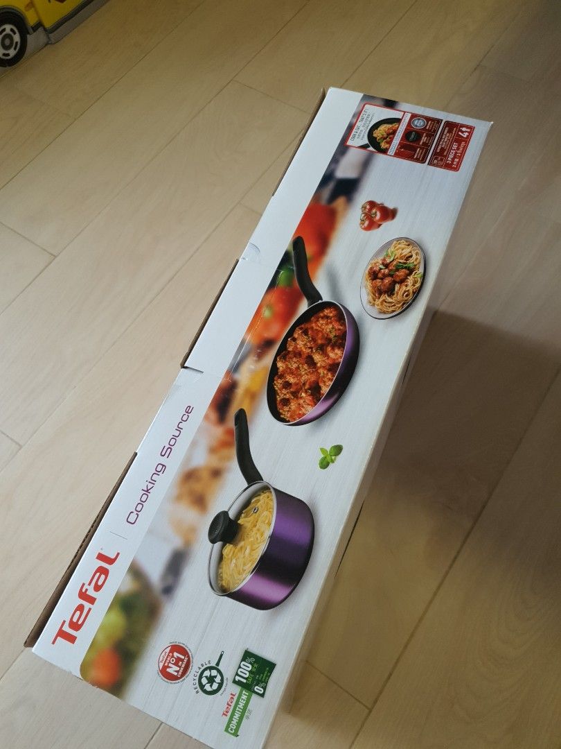 Tefal cooking source 3 piece set, Furniture & Home Living, Kitchenware ...