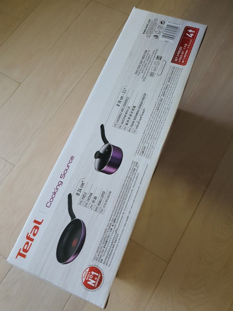 Tefal cooking source 3 piece set, Furniture & Home Living, Kitchenware ...