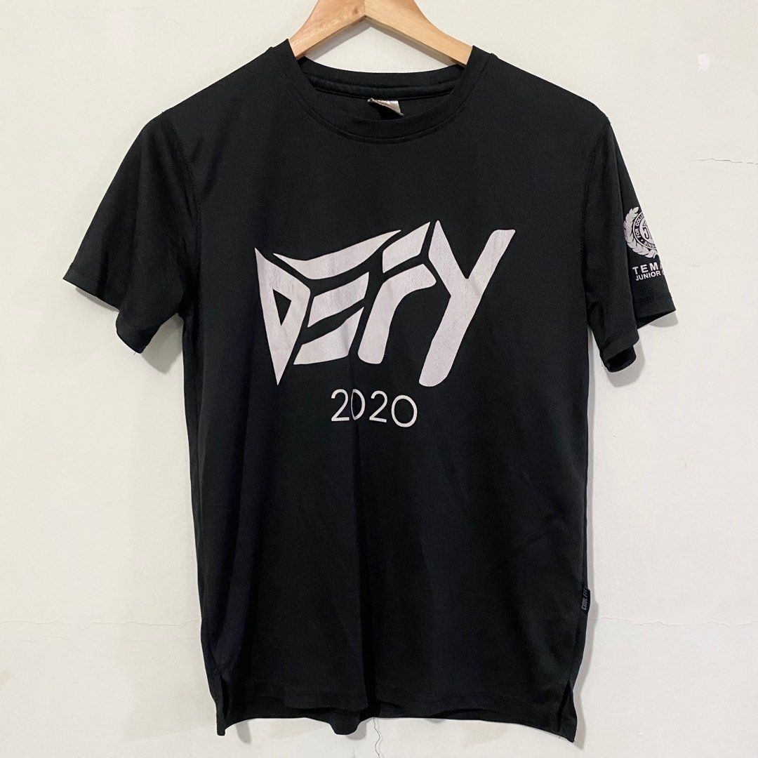Temasek JC DEFY 2020 Black Dri-Fit T-Shirt Tee, Women's Fashion, Tops ...