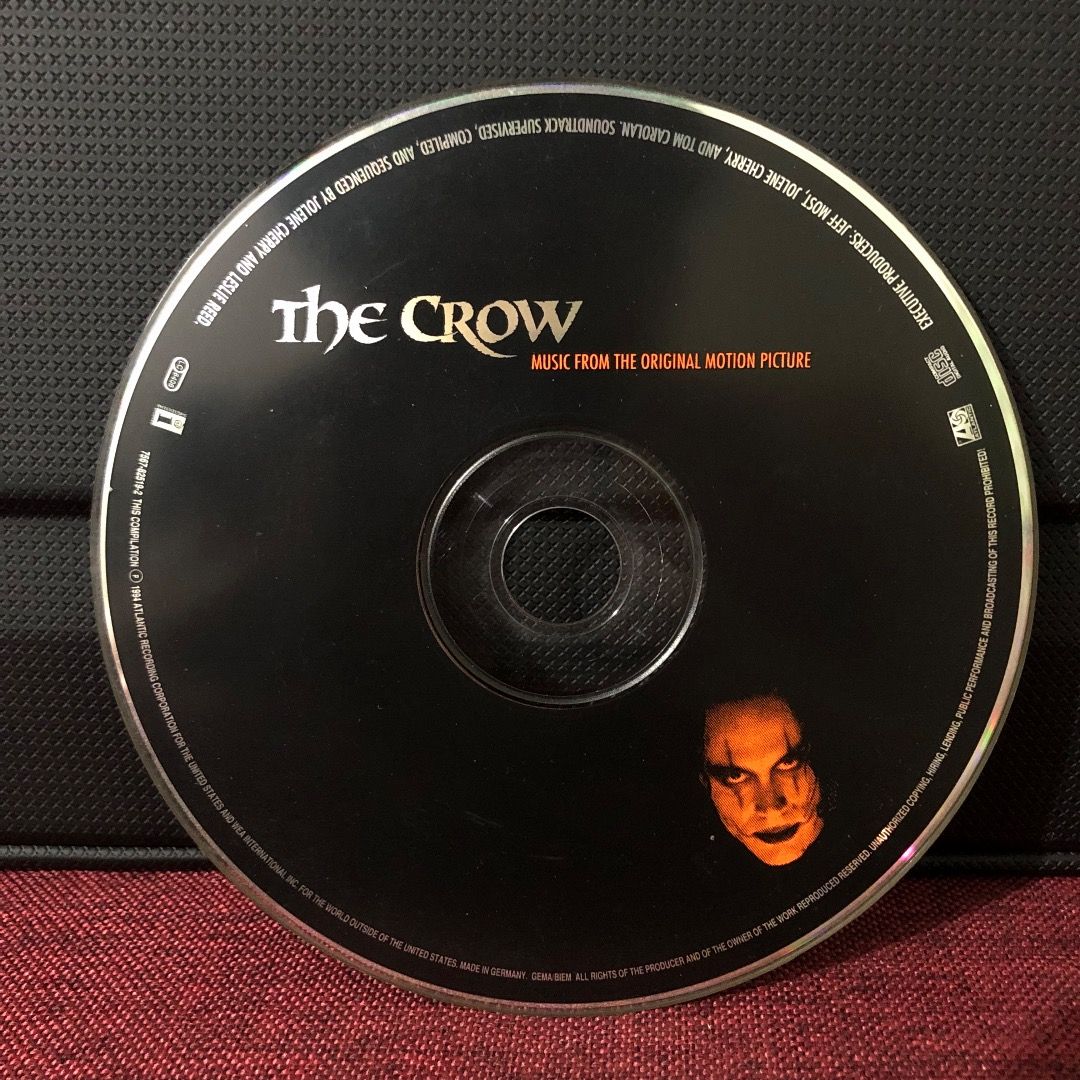 The Crow - Soundtrack (RARE), Hobbies & Toys, Music & Media, CDs & DVDs ...
