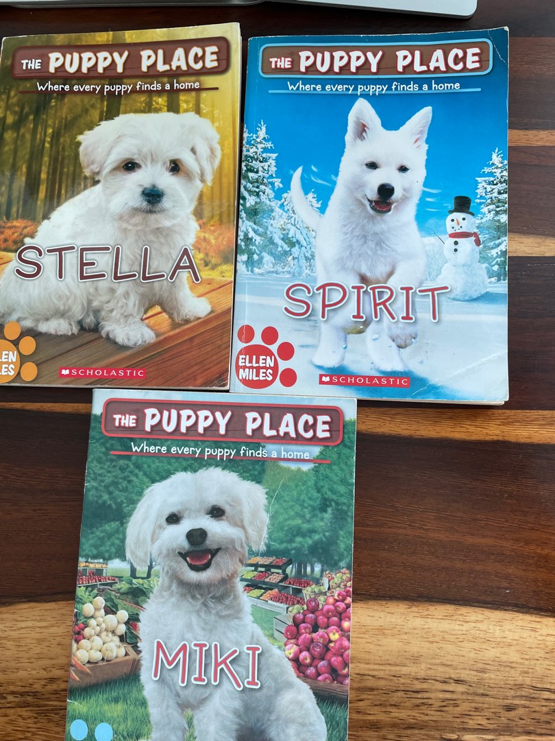 The Puppy Place - Stella, Spirit, Miki by Ellen Miles, Hobbies & Toys ...