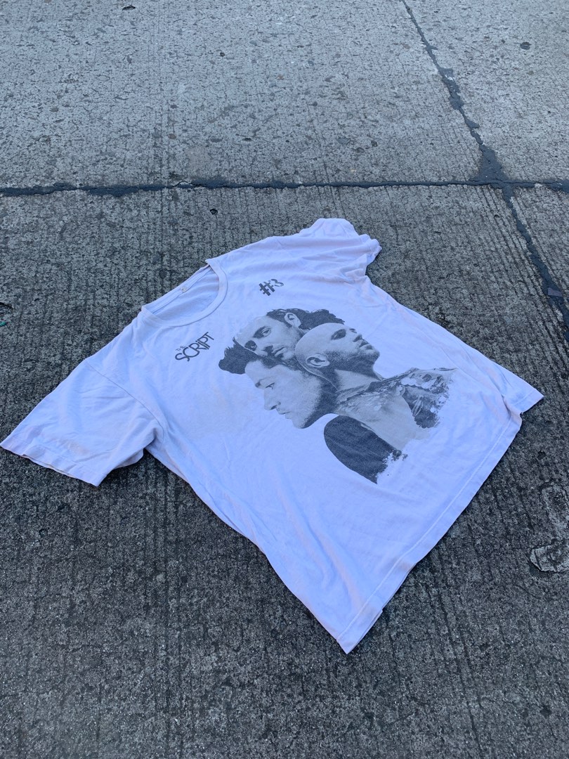 THE SCRIPT TOUR TEE, Men's Fashion, Tops & Sets, Tshirts & Polo Shirts ...