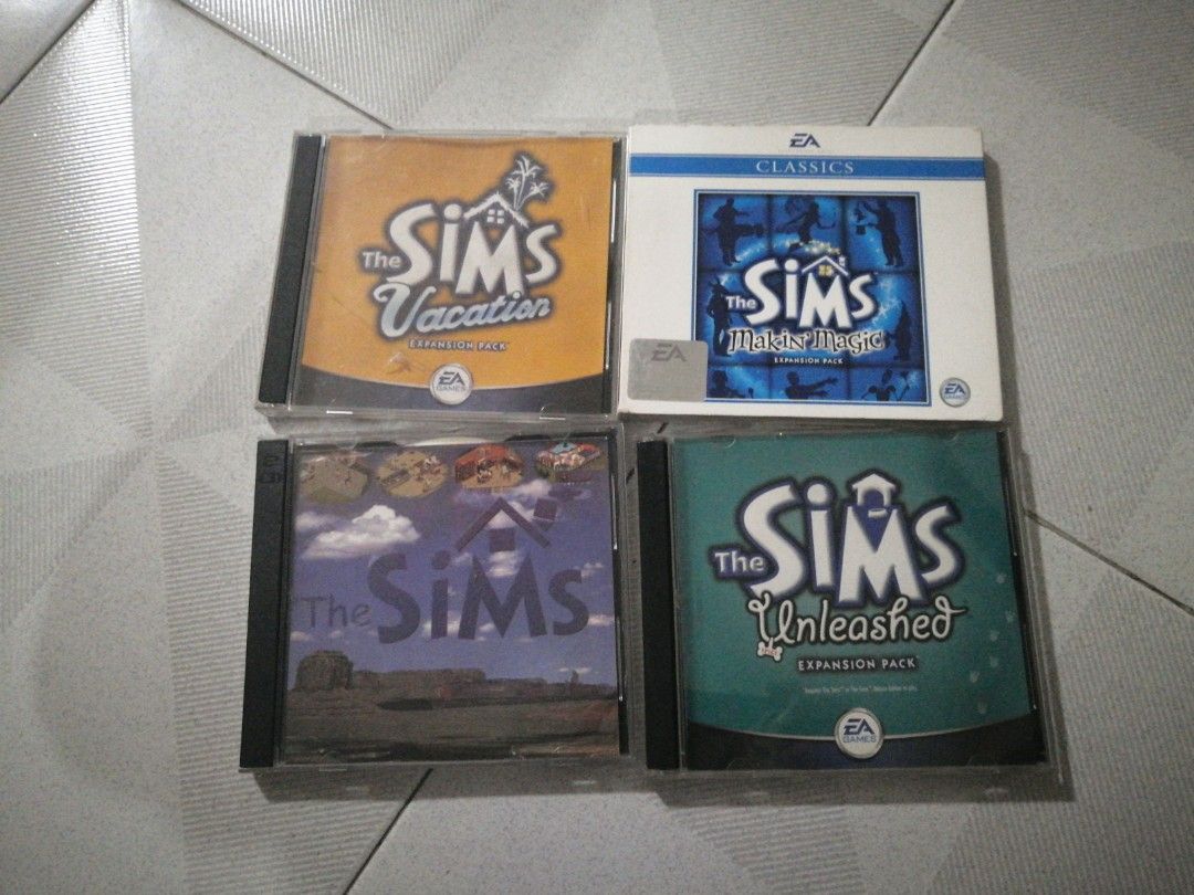 The Sims CD (Vacation, Magic, Unleashed), Video Gaming, Video Games ...