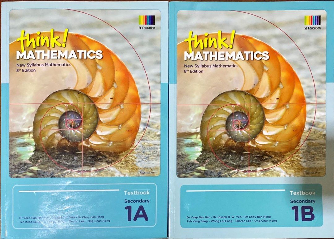 Think! Mathematics Textbook 1A, 1B, Hobbies & Toys, Books & Magazines ...