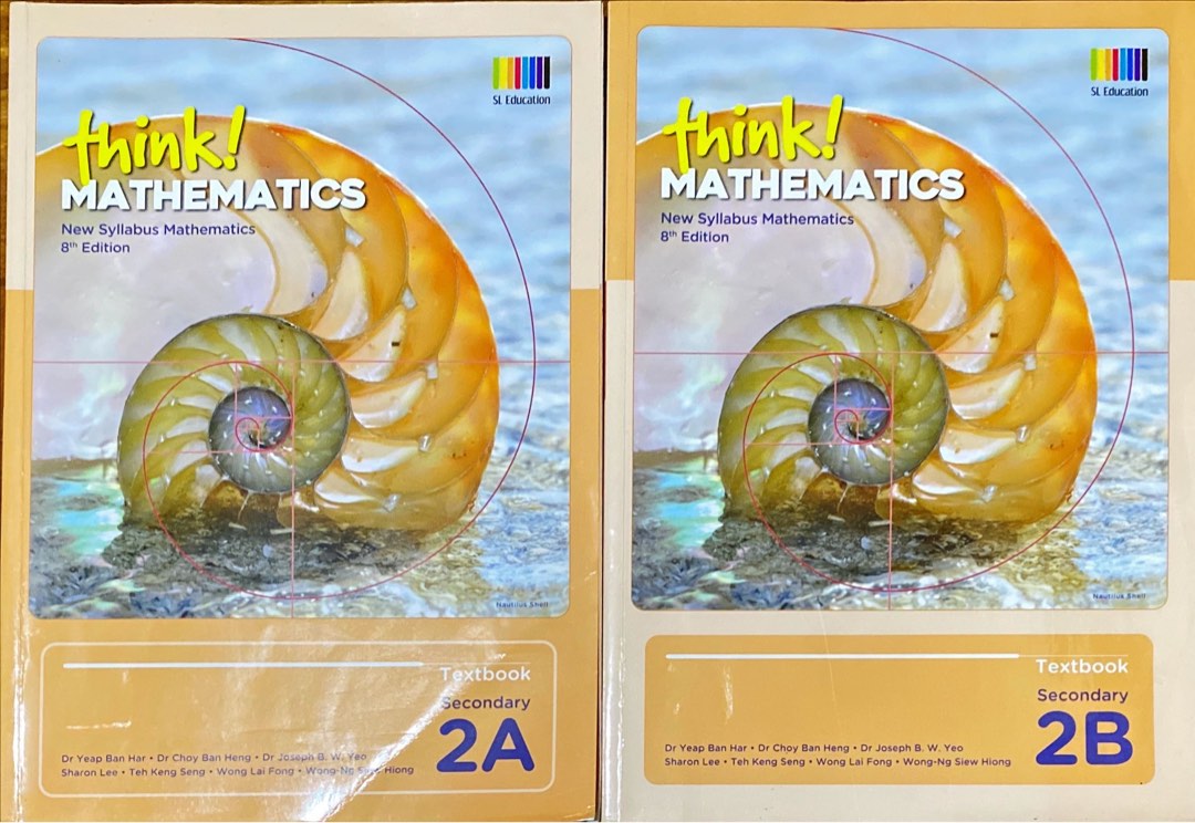 Think! Mathematics Textbook 2A, 2B, Hobbies & Toys, Books & Magazines ...
