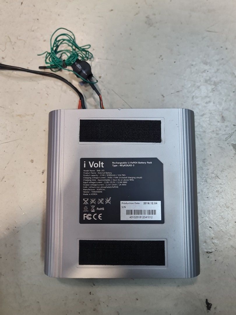 Thinkware IVolt BAB-100 Car Battery, Car Accessories, Accessories on ...