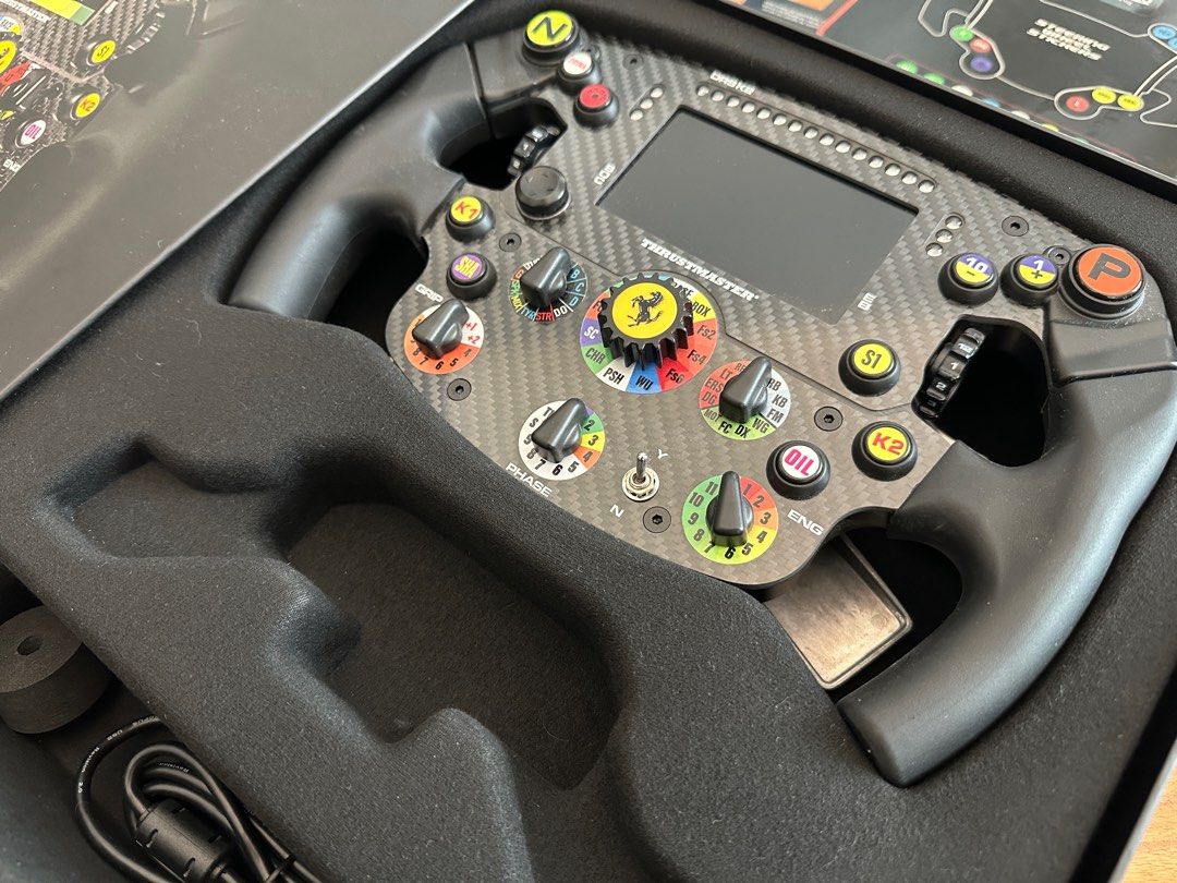 Thrustmaster Formula Wheel Add-On Ferrari SF1000 Edition, Video Gaming ...