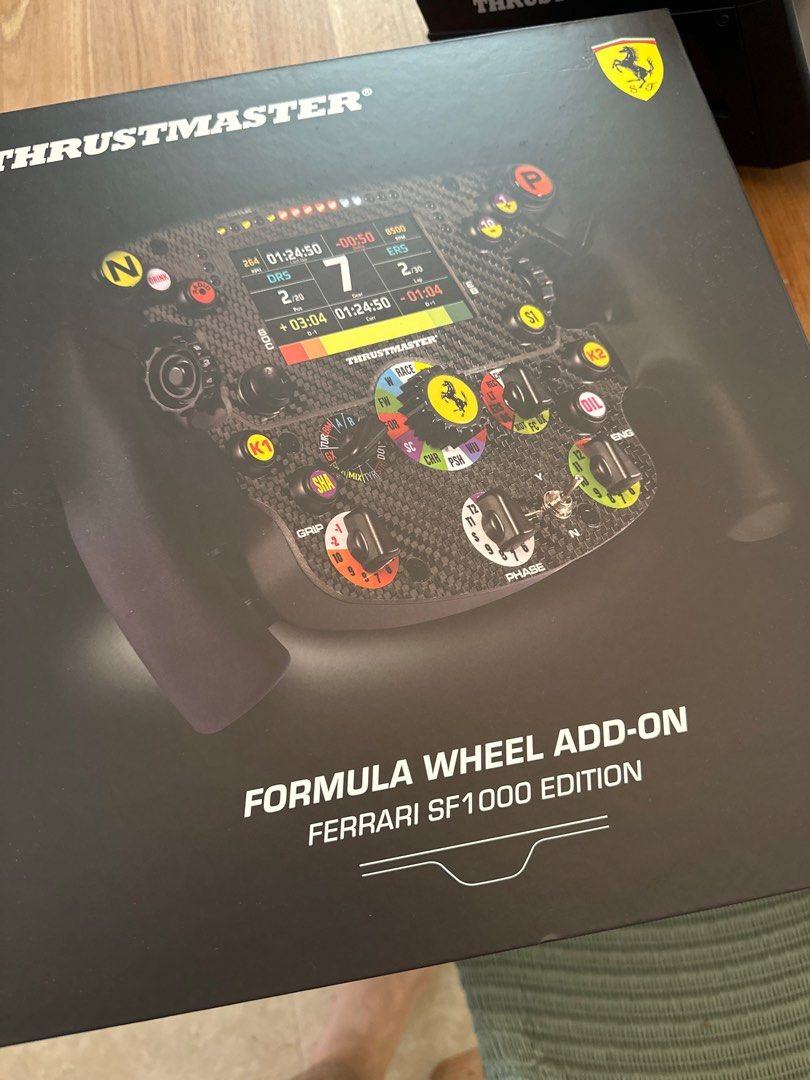 Thrustmaster Formula Wheel Add-On Ferrari SF1000 Edition, Video Gaming ...