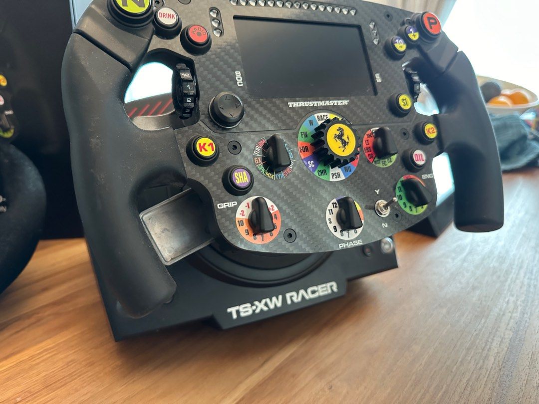 Thrustmaster Formula Wheel Add-On Ferrari SF1000 Edition, Video Gaming ...