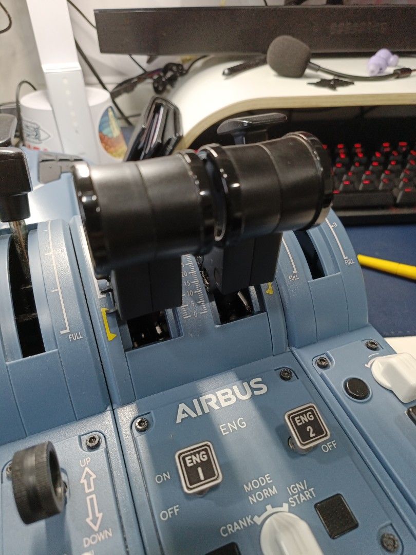 Thrustmaster TCA Airbus throttle quadrant with add-on, Video Gaming ...