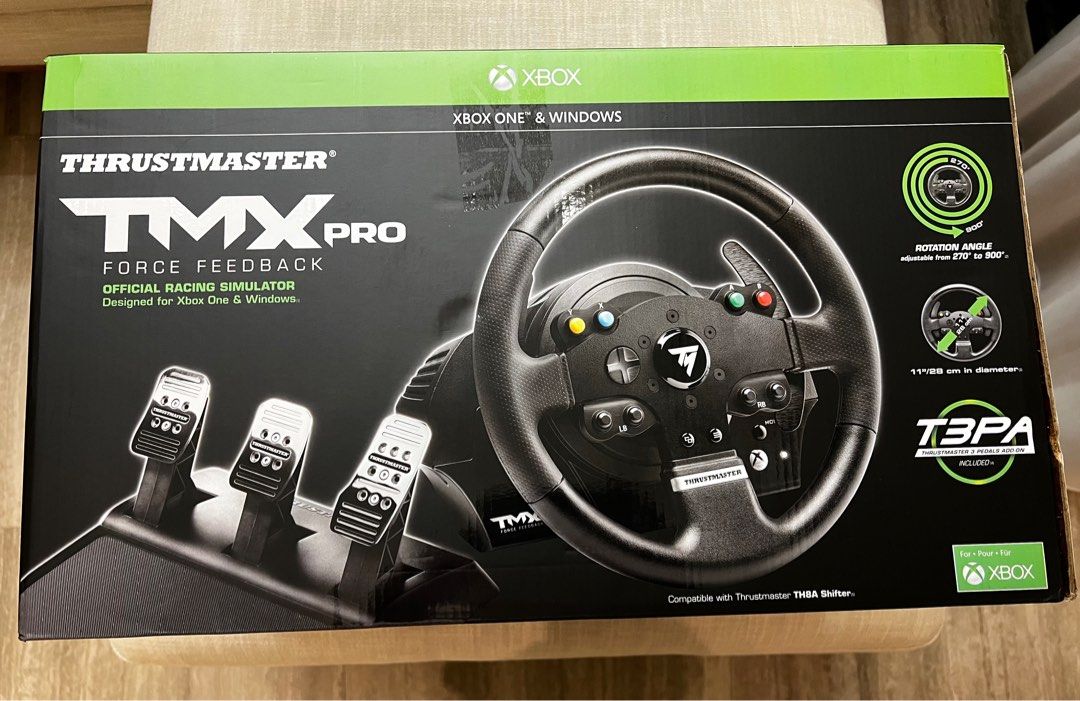 Thrustmaster TMX Pro Force Feedback Steering Wheel, Video Gaming, Gaming Accessories ...