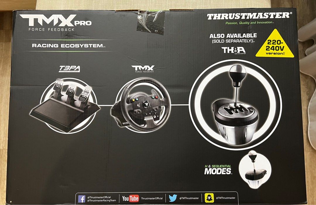 Thrustmaster TMX Pro Force Feedback Steering Wheel, Video Gaming ...