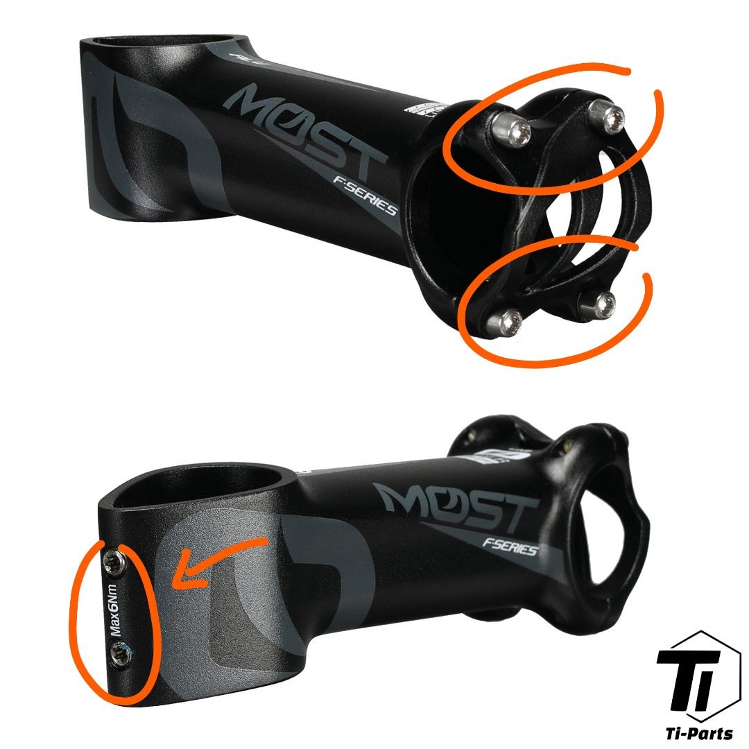 Titanium Bolt for MOst Tiger Alu Stem | Pinarello Stem | Grade 5 ...