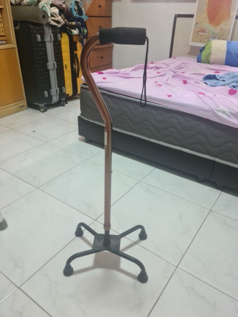 Tongkat Walking stick for the elderly, Health & Nutrition, Assistive ...
