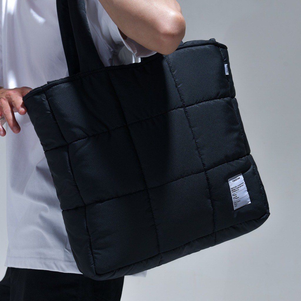 Totebag | Puff tote bag | Puff bag | Puffy bag | L, Women's Fashion ...