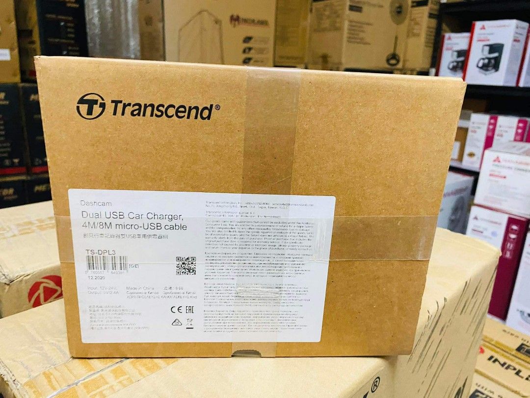 Transcend Dual Micro-USB Car Lighter Adapter 4M/8M TS-DPL3, Computers ...