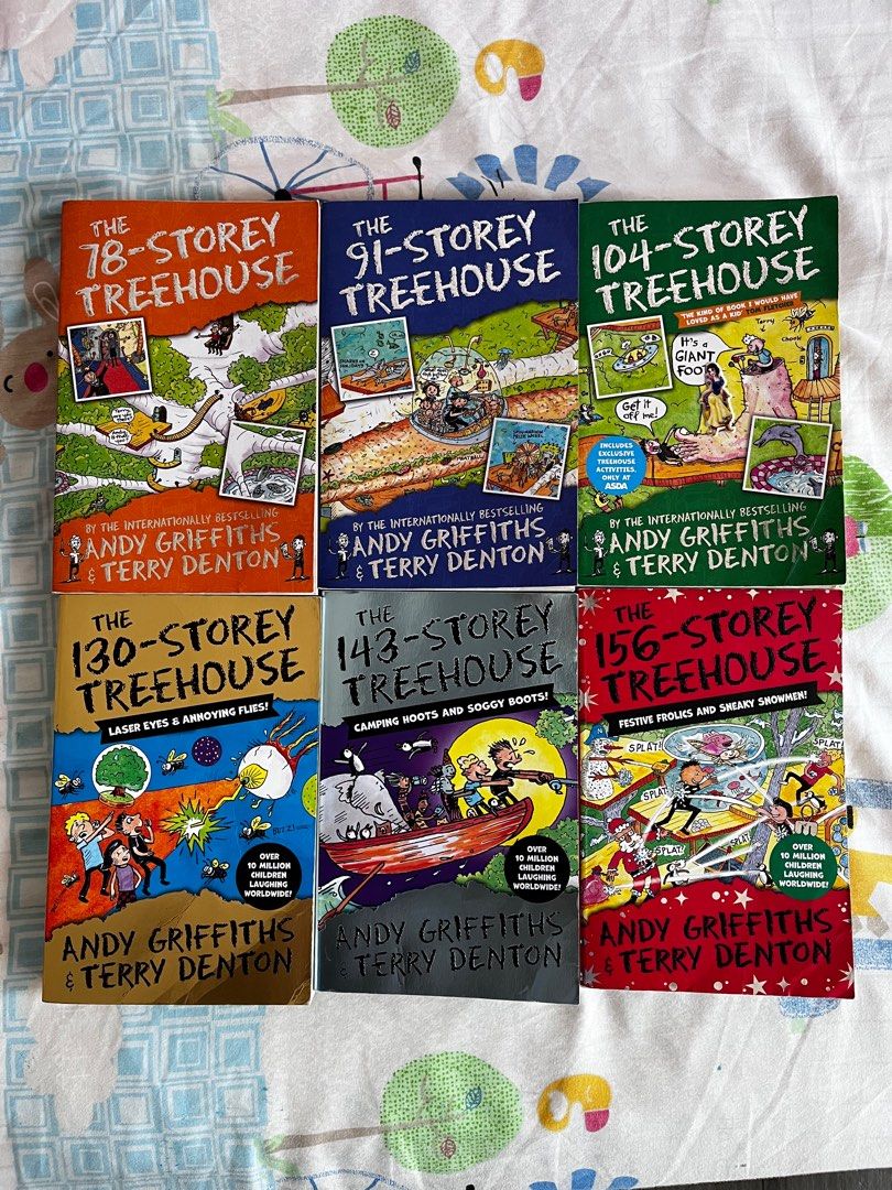 Treehouse Series by Andy Griffiths and Terry Denton, Hobbies & Toys ...