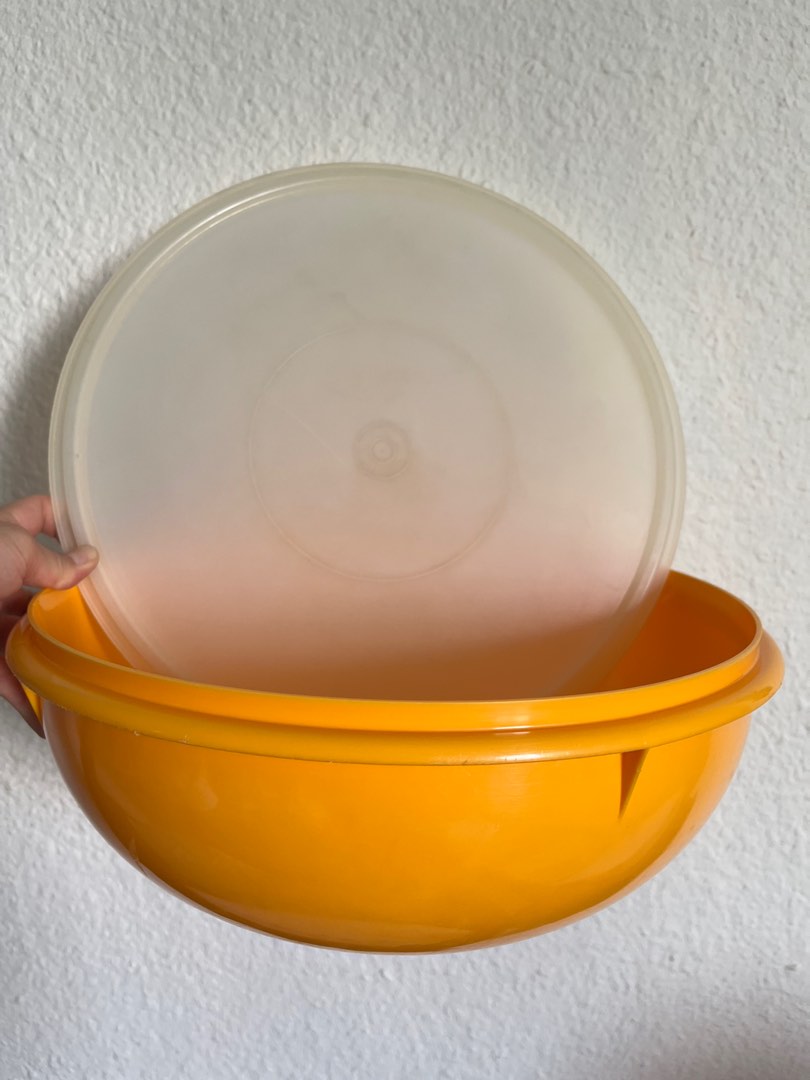 Tupperware round large storage container, Furniture & Home Living ...