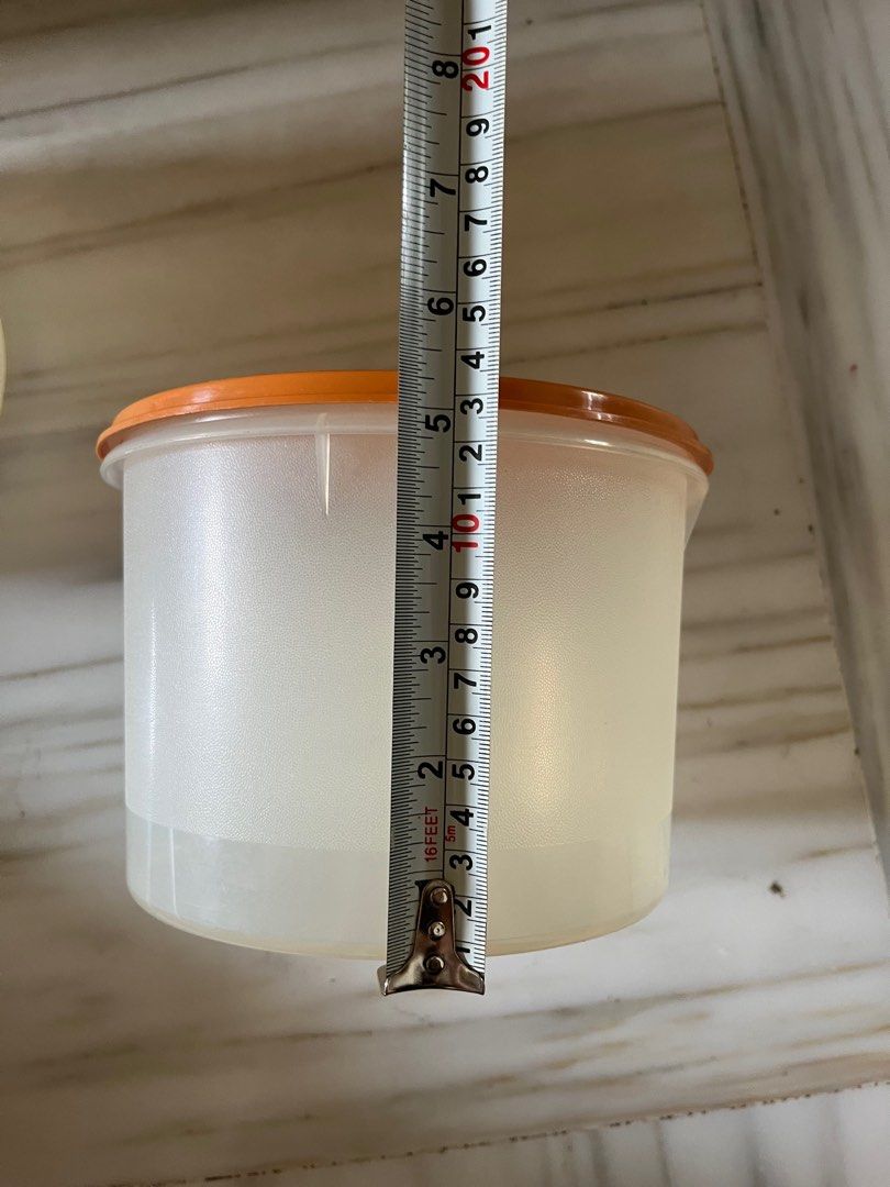 Tupperware round storage container x 3, Furniture & Home Living ...