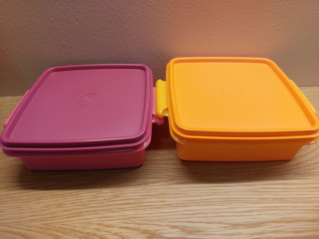 Tupperware Square containers, Furniture & Home Living, Kitchenware ...