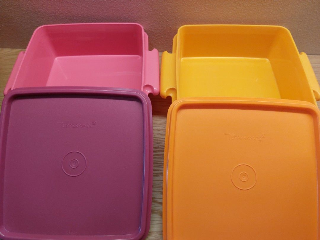 Tupperware Square containers, Furniture & Home Living, Kitchenware ...