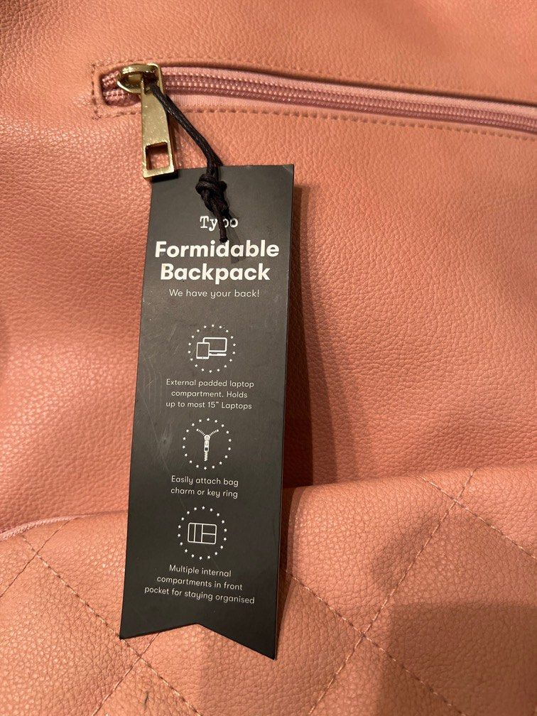 Typo backpack, Women's Fashion, Bags & Wallets, Backpacks on Carousell