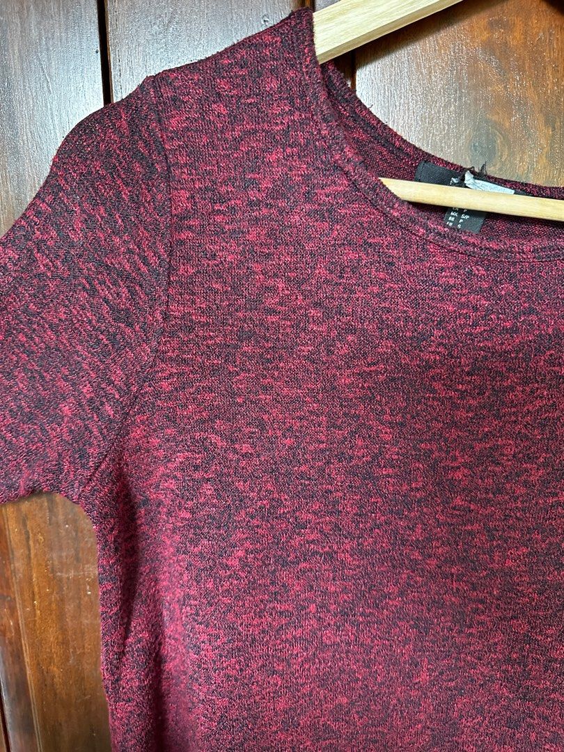 Uneven hem shirt, Women's Fashion, Tops, Blouses on Carousell