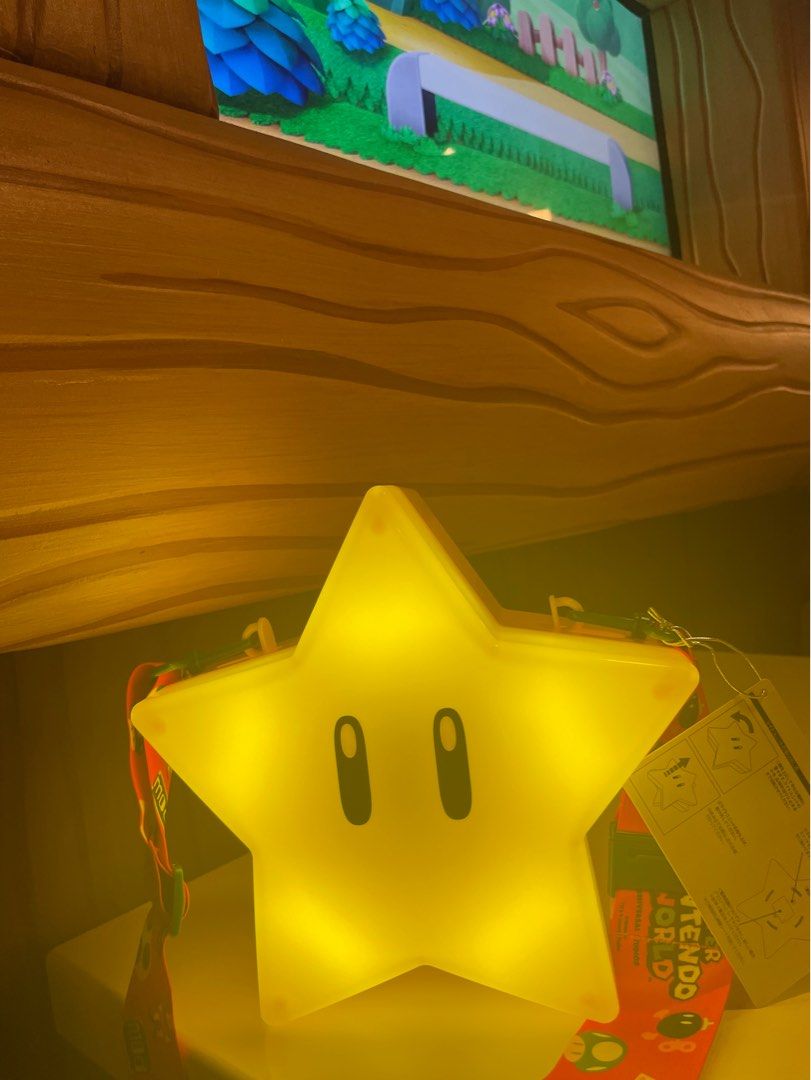 USJ Nintendo Super Star Popcorn Bucket with light, Hobbies & Toys, Toys ...