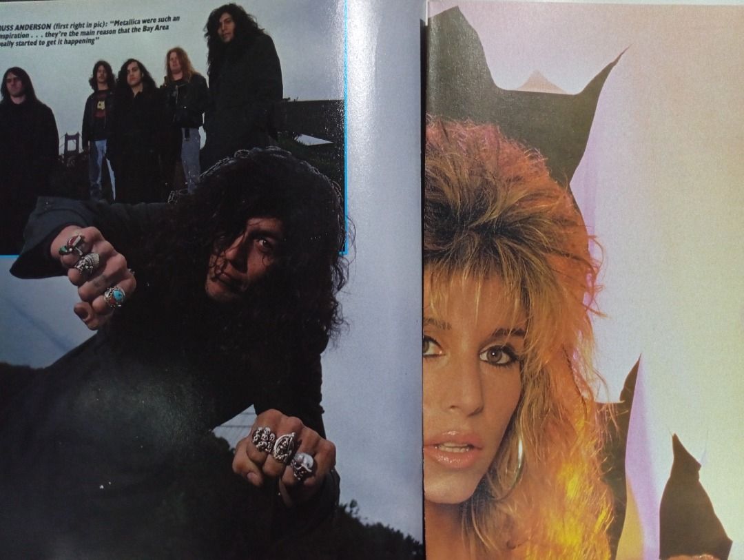 VINTAGE KERRANG Apr 8 1989 - TONI IOMMI Cover, Hobbies & Toys, Books ...