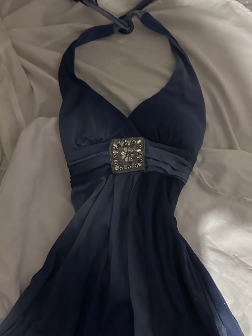vintage ombre glittery blue dress | y2k cottage core, aesthetic, Women ...