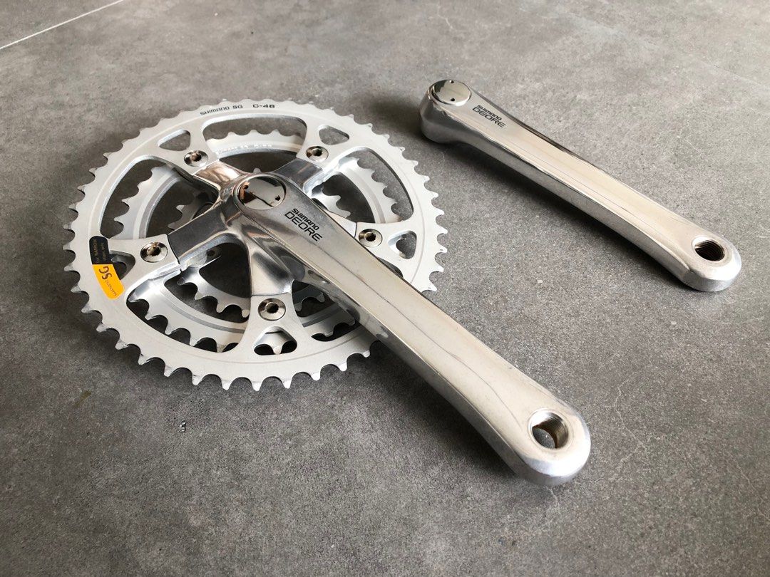Vintage Retro 90s Shimano DX FC MT60 Crank Crankset Mtb Mountain Bike Gravel Touring Steel ...
