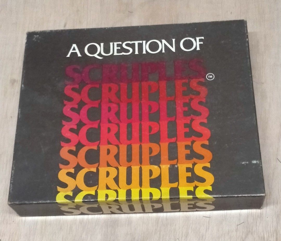 Vintage Scruples Game, Hobbies & Toys, Collectibles & Memorabilia ...