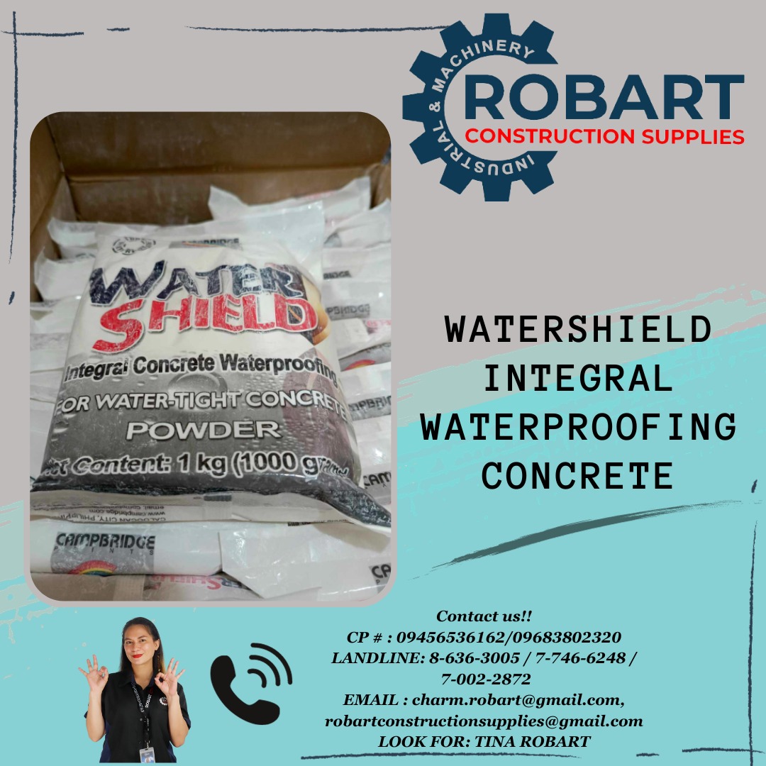 Watershield Integral Waterproofing Concrete, Commercial & Industrial ...