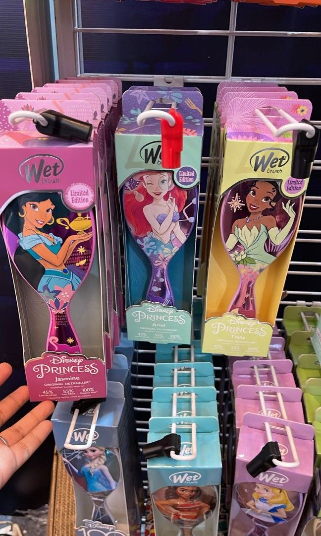 Wet brush sisir disney princess jasmine Ariel comb hair rambut shampoo ...