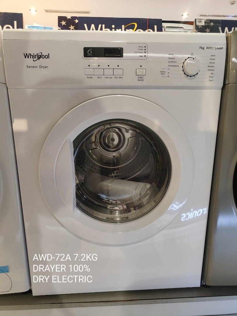 Whirlpool Front Load Inverter/Dryer Washing Machine, TV & Home ...