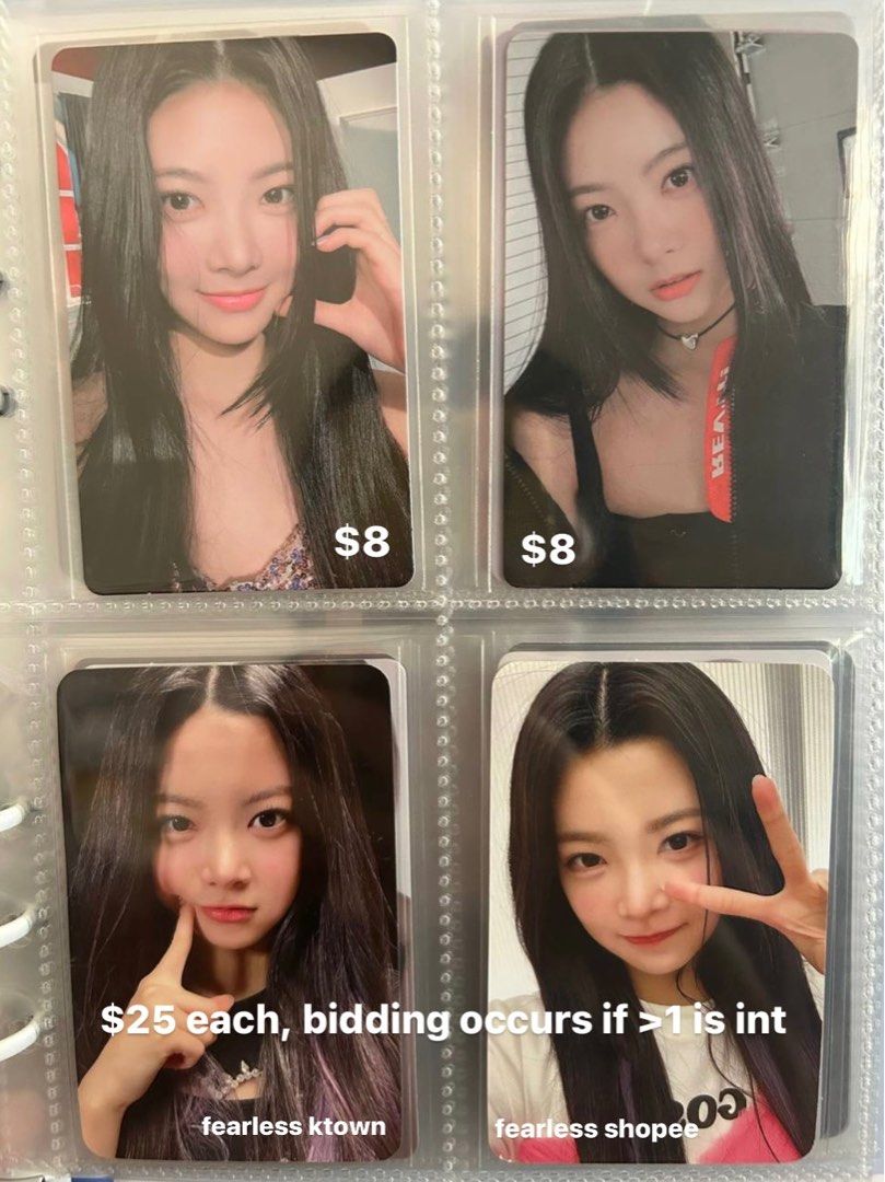 wts lesserafim chaewon eunchae sakura pob pcs, Hobbies & Toys ...