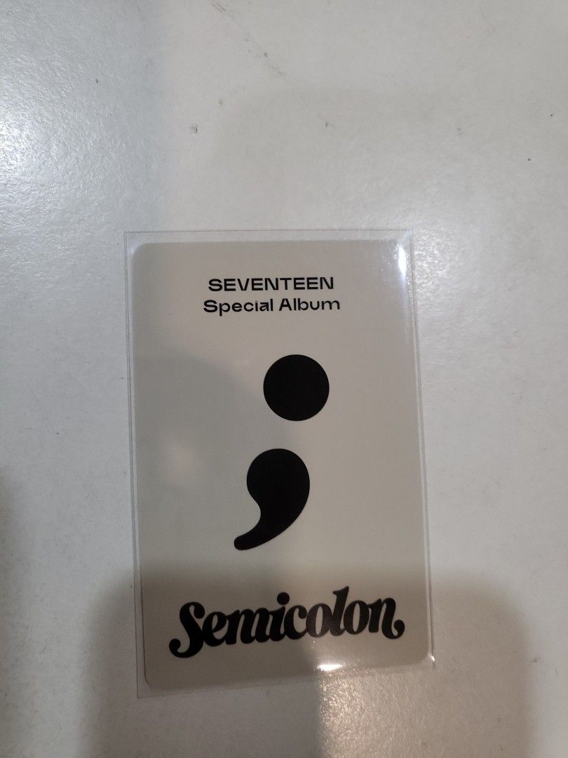 WTS The 8 seventeen semicolon pc, Hobbies & Toys, Memorabilia ...