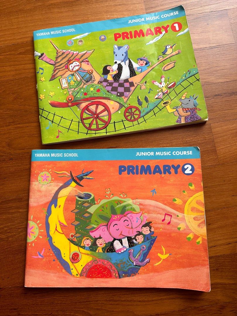 Yamaha JMC books Primary 1 and 2, Hobbies & Toys, Books & Magazines ...