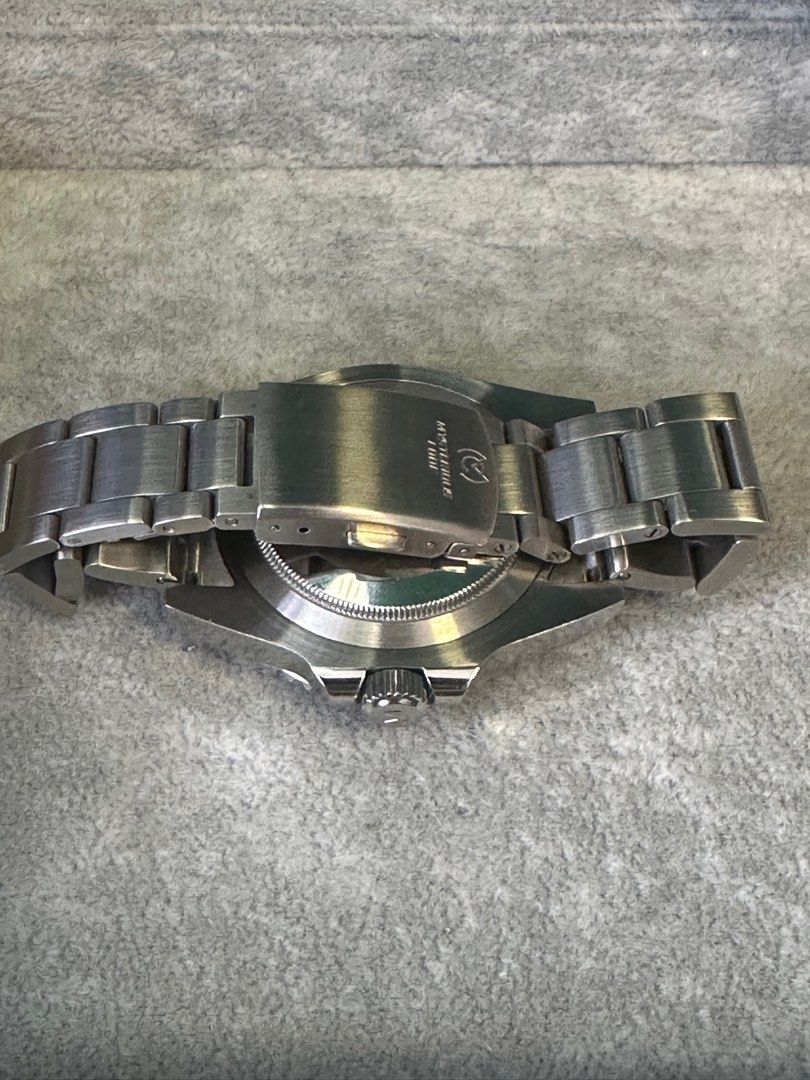 Yellow dial automatic dive watch homage submariner 40mm Miyota 8215 ...