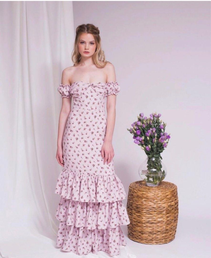 Zoo label gown, Women's Fashion, Dresses & Sets, Evening dresses ...