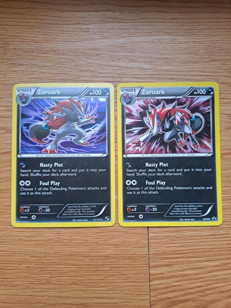 Zoroark BW Promo Holo Vintage Pokemon Pokémon Cards, Hobbies & Toys ...