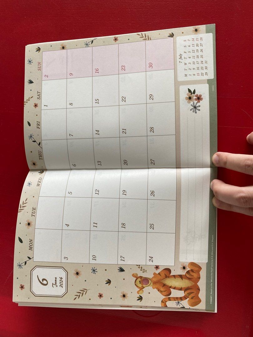2024 Winnie the Pooh Schedule Book, Hobbies & Toys, Stationery & Craft ...