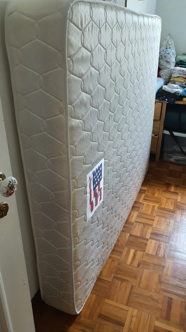 8 Inch Bonnell Spring Mattress, Furniture & Home Living, Furniture, Bed ...