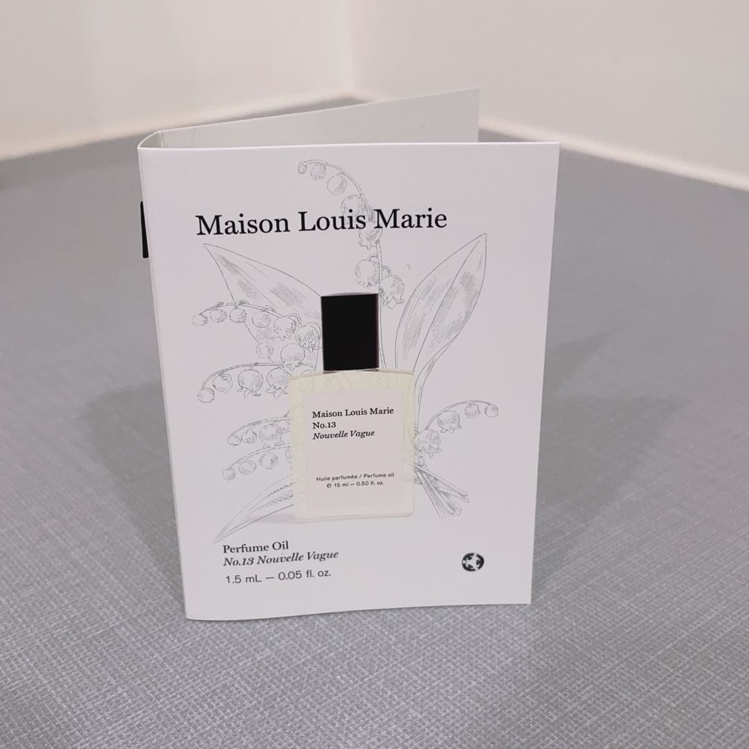 全新 現貨 Maison Louis Marie Perfume Oil No.13 新浪潮 香氛油 沾取 小香 1.5ml, 香水、美妝 ...