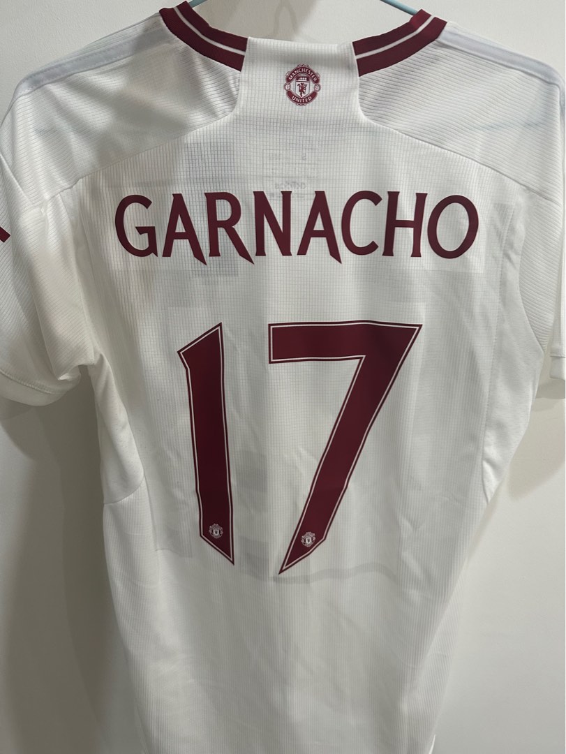 💯 BNWT GARNACHO 17 Manchester United Third Alternate Kit Adidas ...