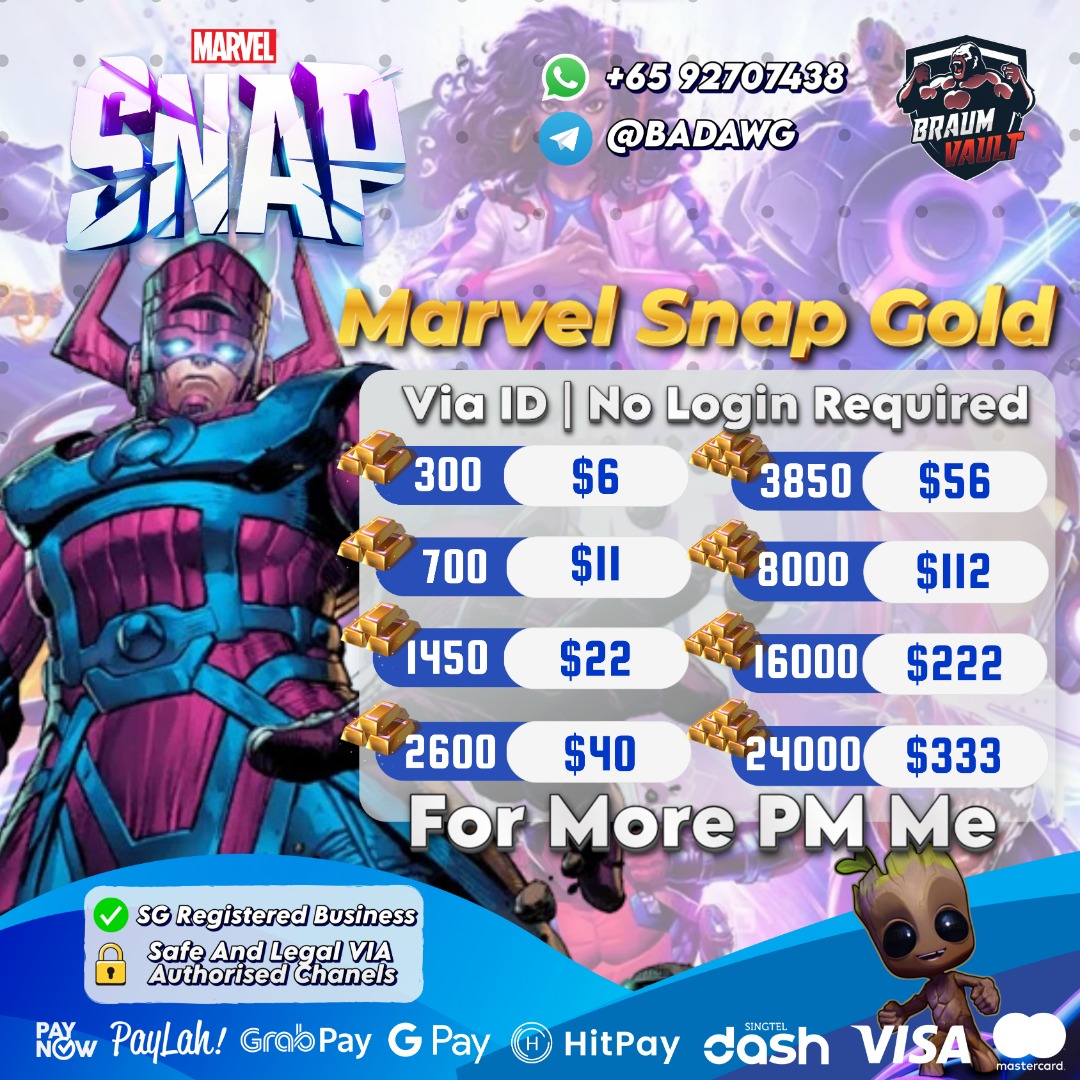 [ NO LOGIN | Marvel Snap Top up | Gold Recharge | Season Pass & Bundles ...
