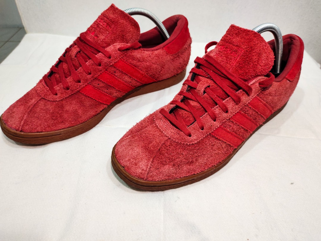 ADIDAS TOBACCO Nomad Red & Collegiate Red, Men's Fashion, Footwear ...