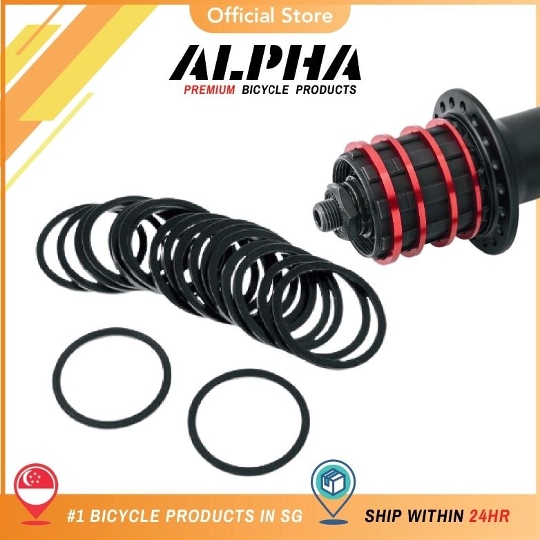 ALPHA Hub Washer For 7 8 9 10 11 12 Speed Cassette Flywheel Spacer Bike ...
