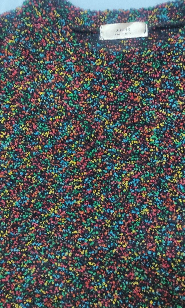 Arhee korean puff sleeve black top, Women's Fashion, Tops, Blouses on ...